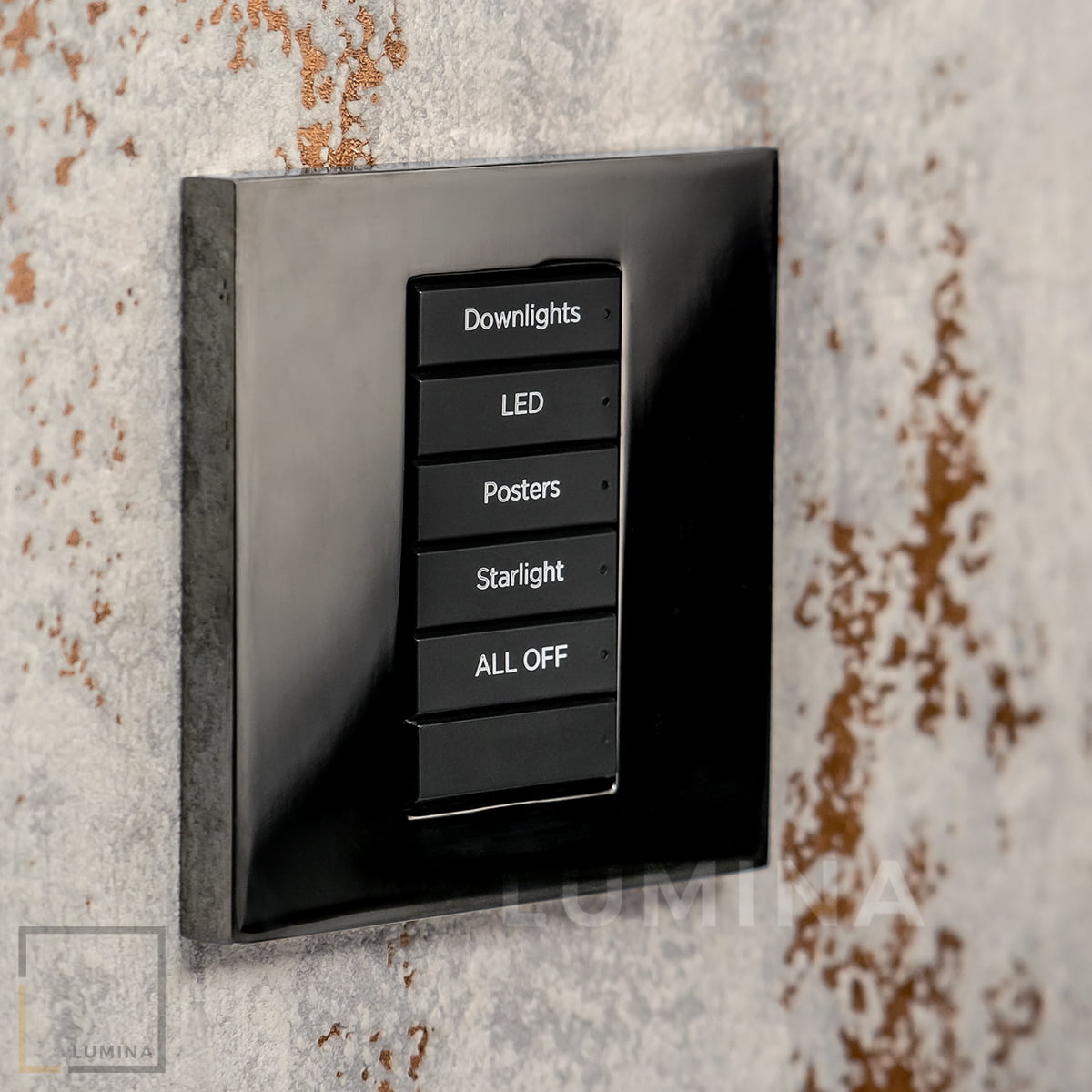 Black Nickel Contemporary Faceplate - LUMINA Ltd