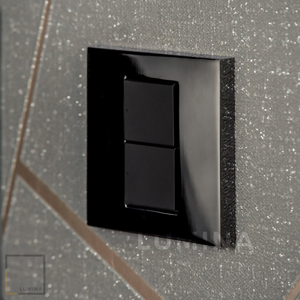 Black Nickel Contemporary Faceplate - LUMINA Ltd