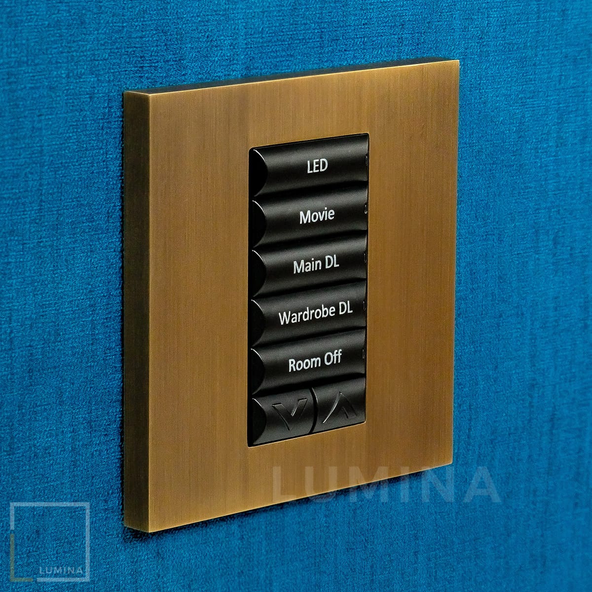 Antique Bronze 1 Traditional Faceplate - LUMINA Ltd