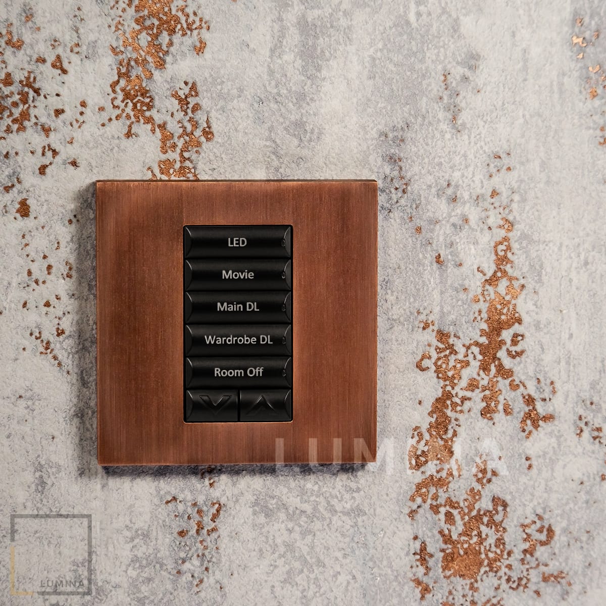 Antique Copper Traditional Faceplate - LUMINA Ltd