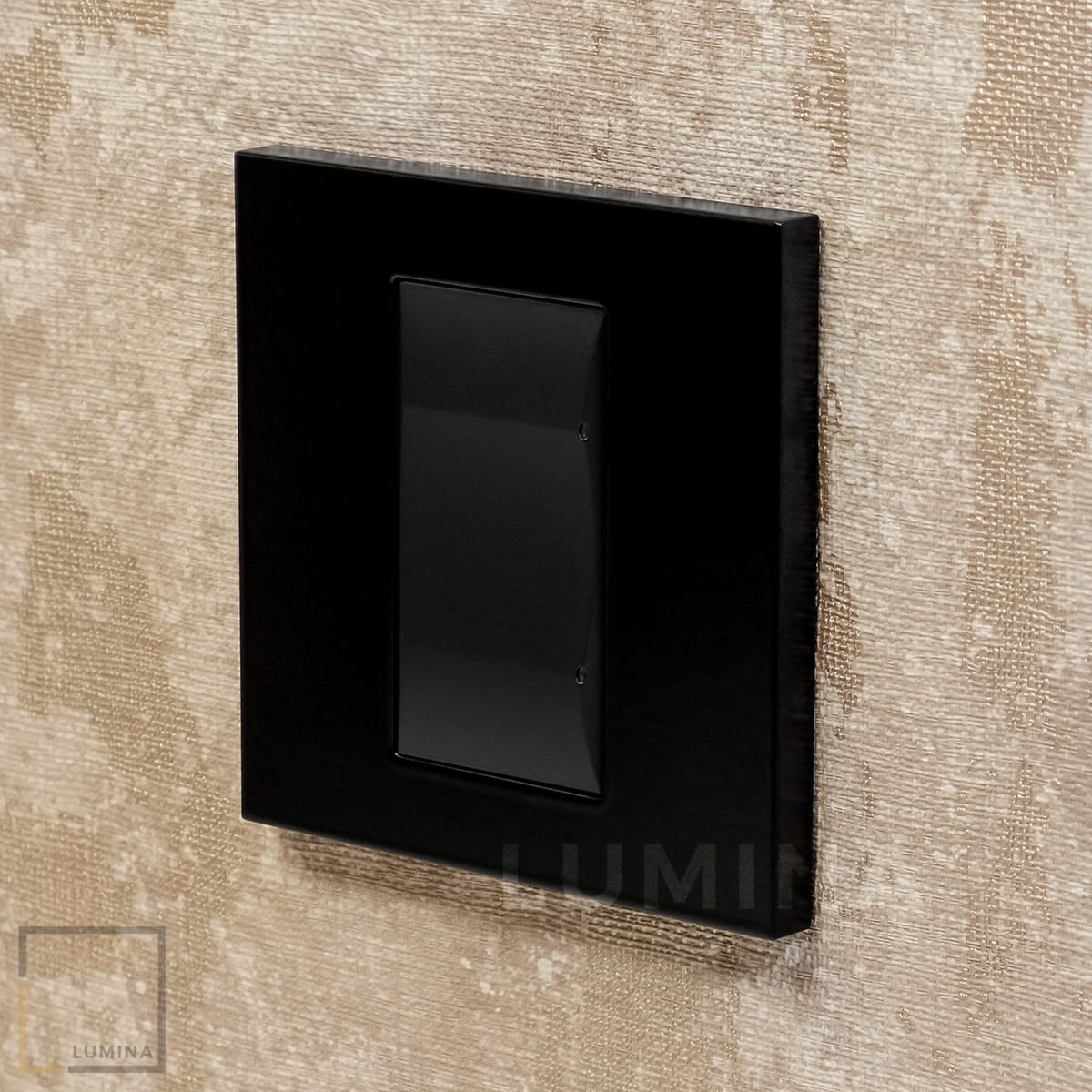 Matte Black Traditional Faceplate - LUMINA Ltd